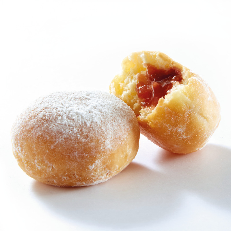 Mini beignet fraise 70x25g surg | Le Delas Rungis Grossiste