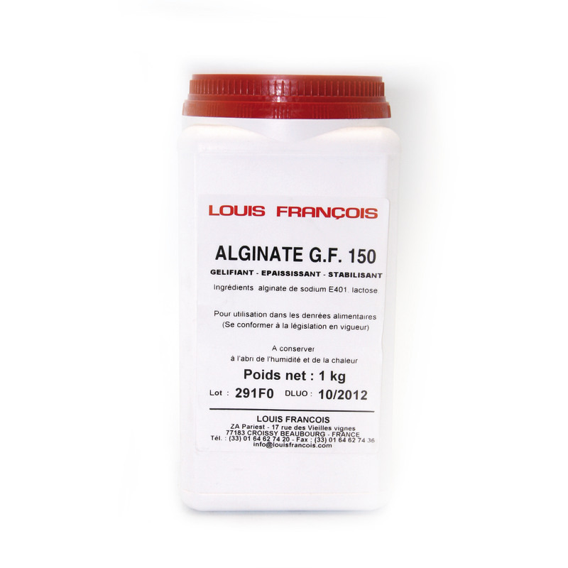 Alginate de sodium GF150 tubo 1kg